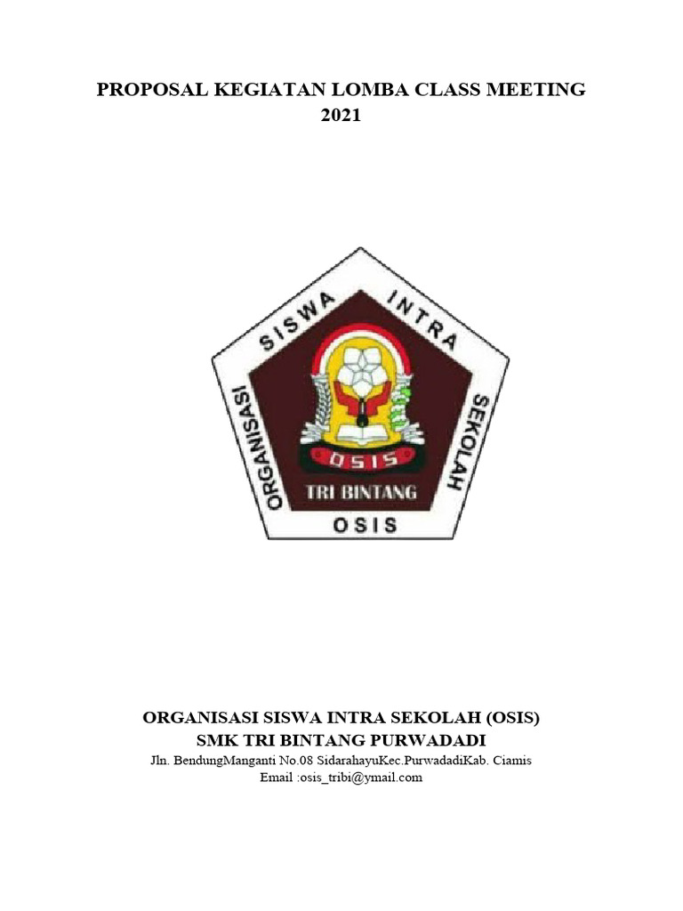 Proposal Class Meeting | PDF