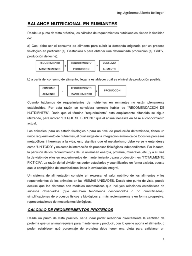 Balance Nutricional | PDF | Nutrición | Dieta y nutrición