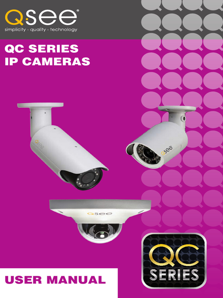 QC Series IP Cameras User Manual | PDF | Computers