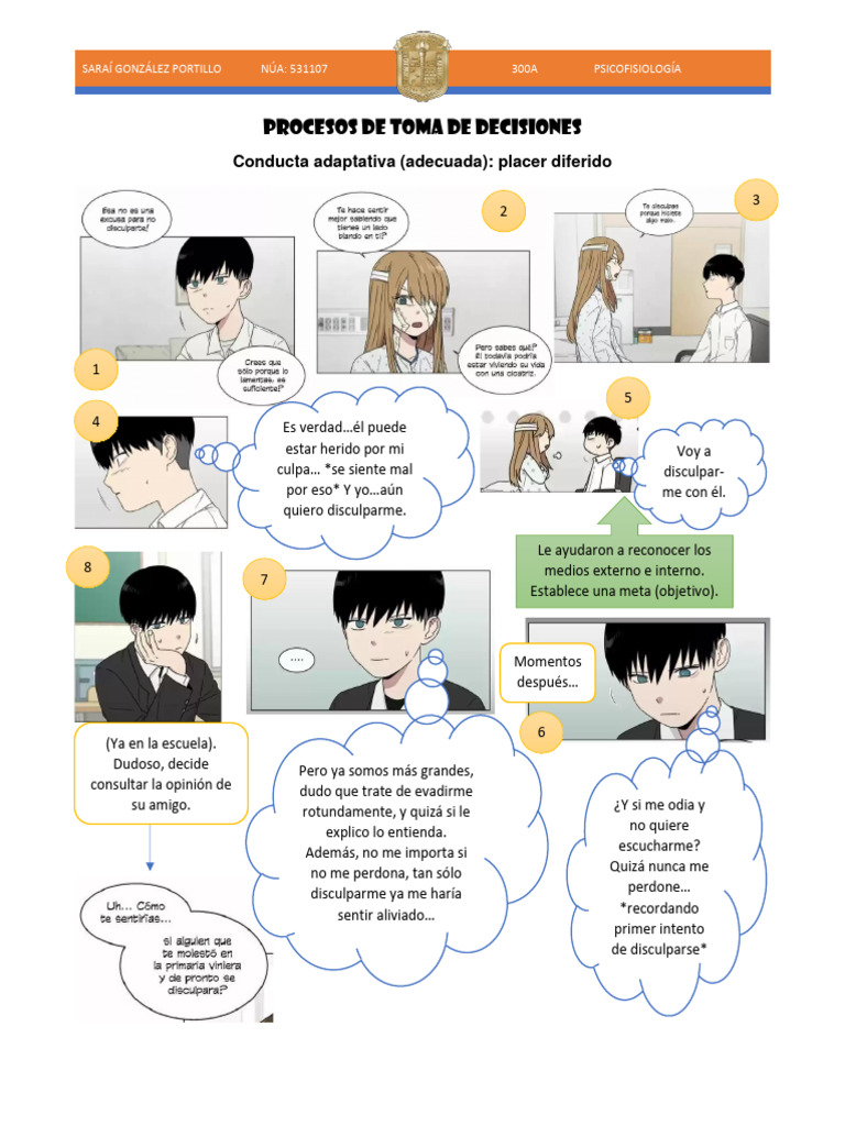 Cómic toma de decisiones (UVI) | PDF