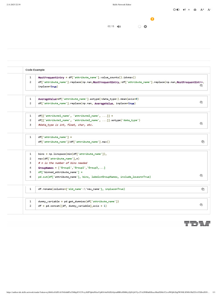 DataFrame Manipulation Techniques | PDF