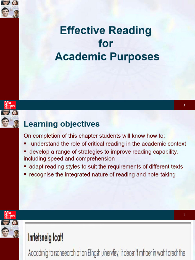 Reading For Academic Purposes | PDF