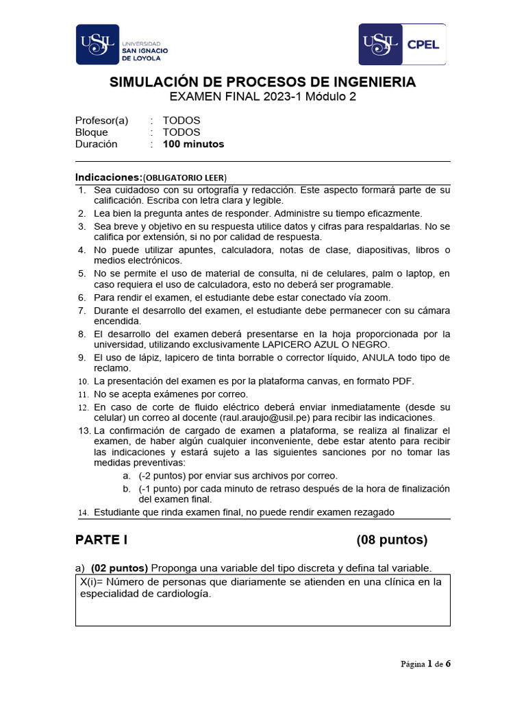 Ef Spi SMV Usil Cpel 2023-1 M2 08.00 | PDF | Science