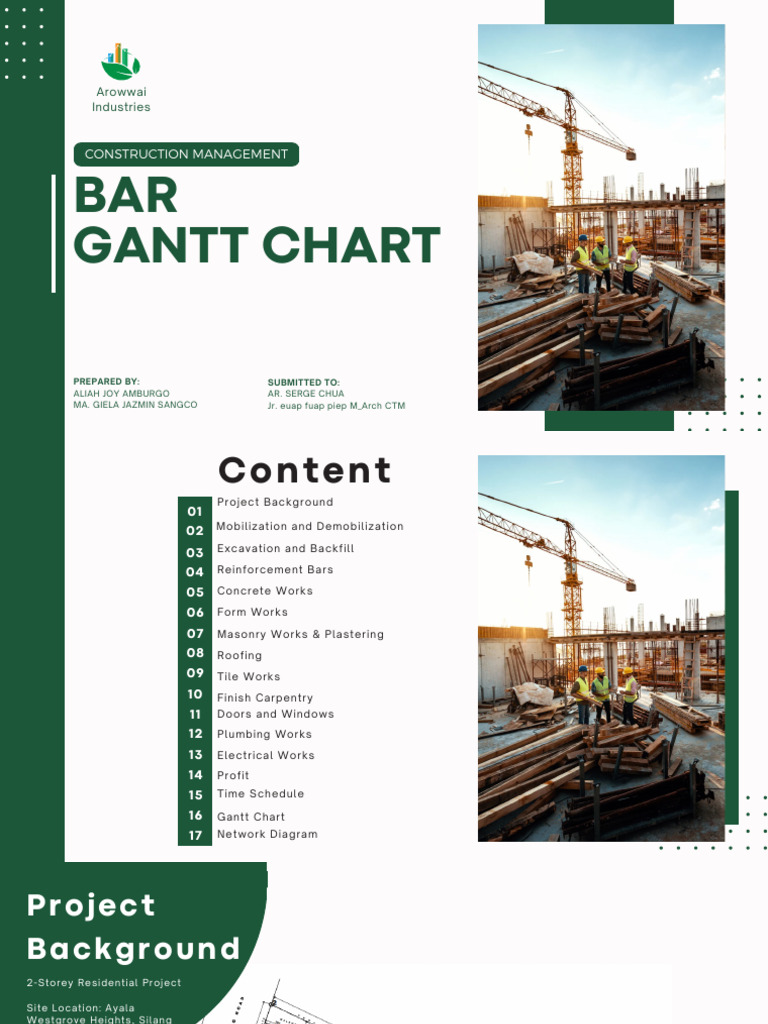 Gantt Chart-Construction | Download Free PDF | Concrete | Architectural ...