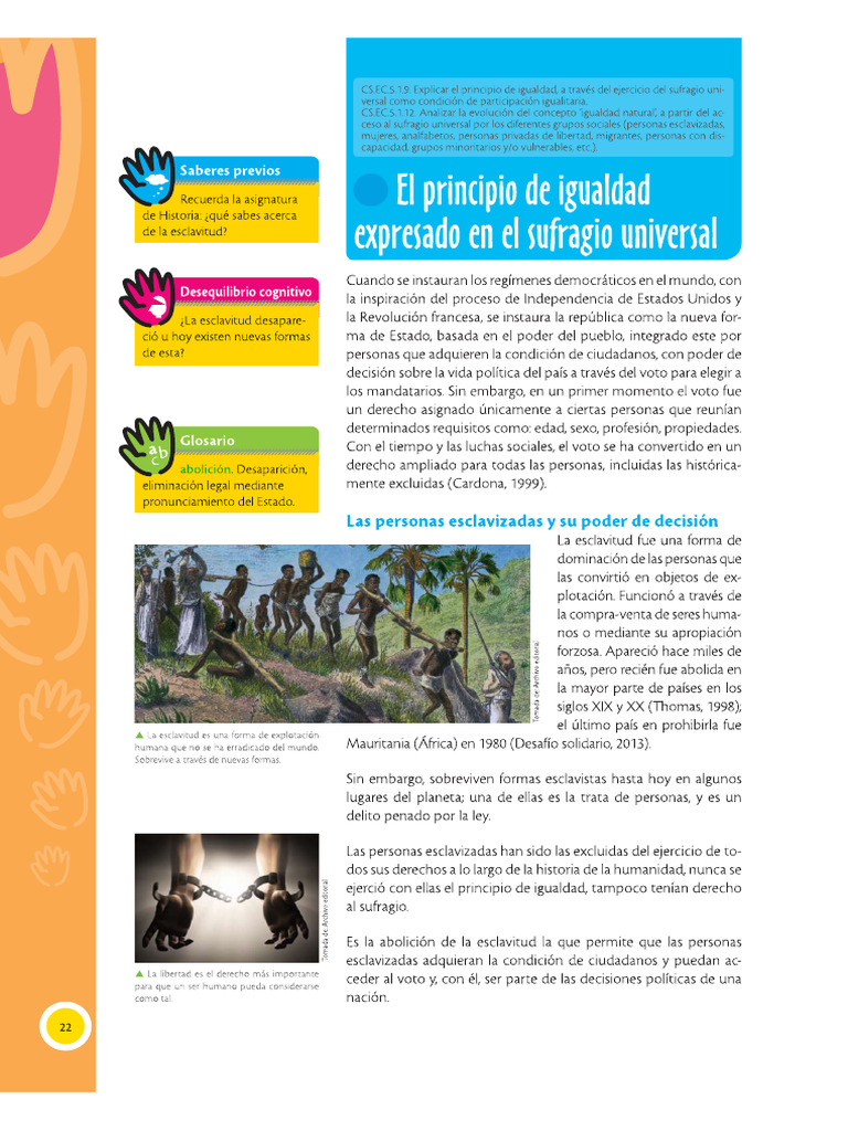 El Principio de Igualdad Expresado en El Sufragio Universal | PDF