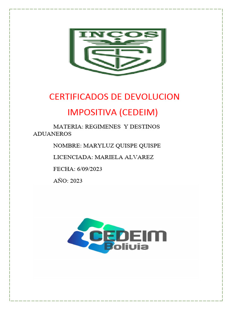 CEDEIM | PDF | Impuestos | Arancel