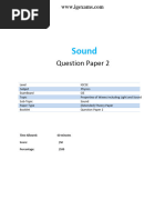 Labeling Parts of a Sound Wave Diagram | PDF