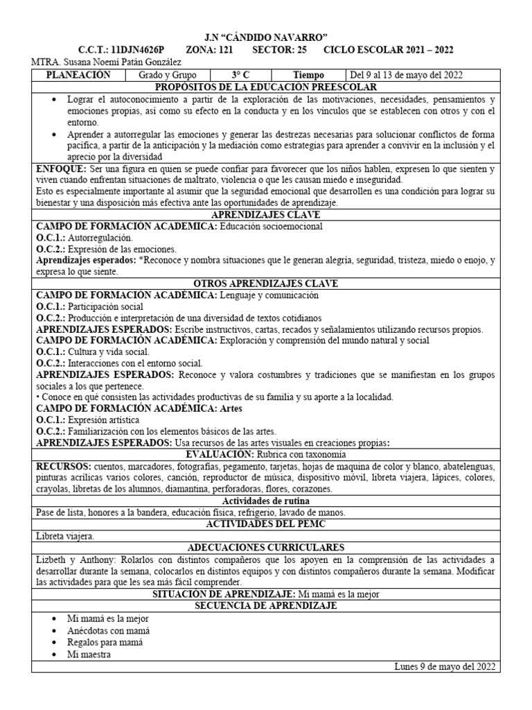 plan-9-13-mayo-mi-mam-es-la-mejor-pdf-las-emociones-educaci-n-de