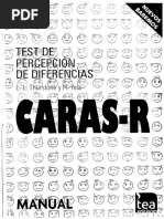 Evaluación de Atención con Test CARAS | PDF | Percepción | Procesos ...