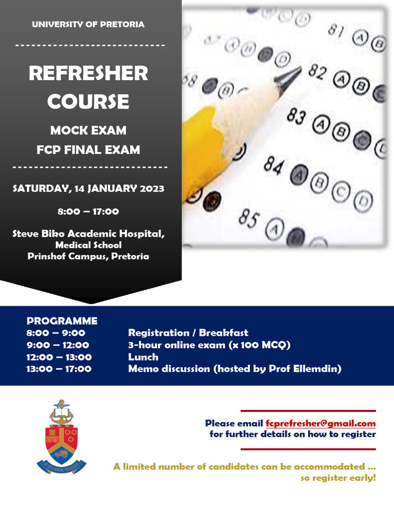 FCP (SA) - FS2023 Refresher Course 4-4-2023 | PDF