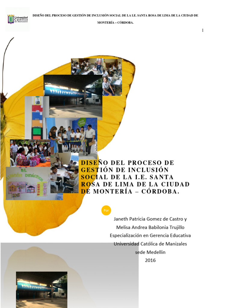 Janeth Patricia Gomez de C | PDF | Inclusión (Educación) | Aprendizaje