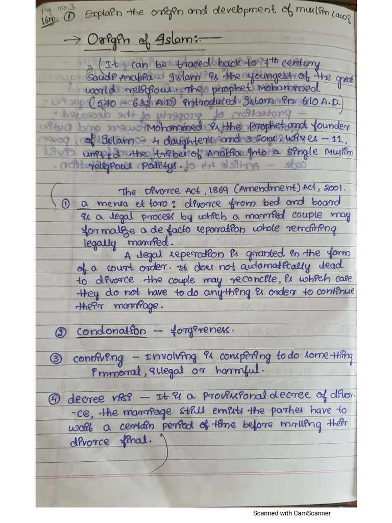 Family Law 2 Notes | PDF