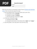Chrome Music Lab Song Links | PDF