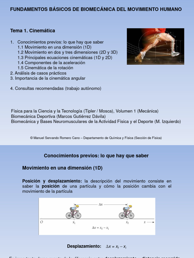 Tema 1 | PDF | Aceleración | Velocidad