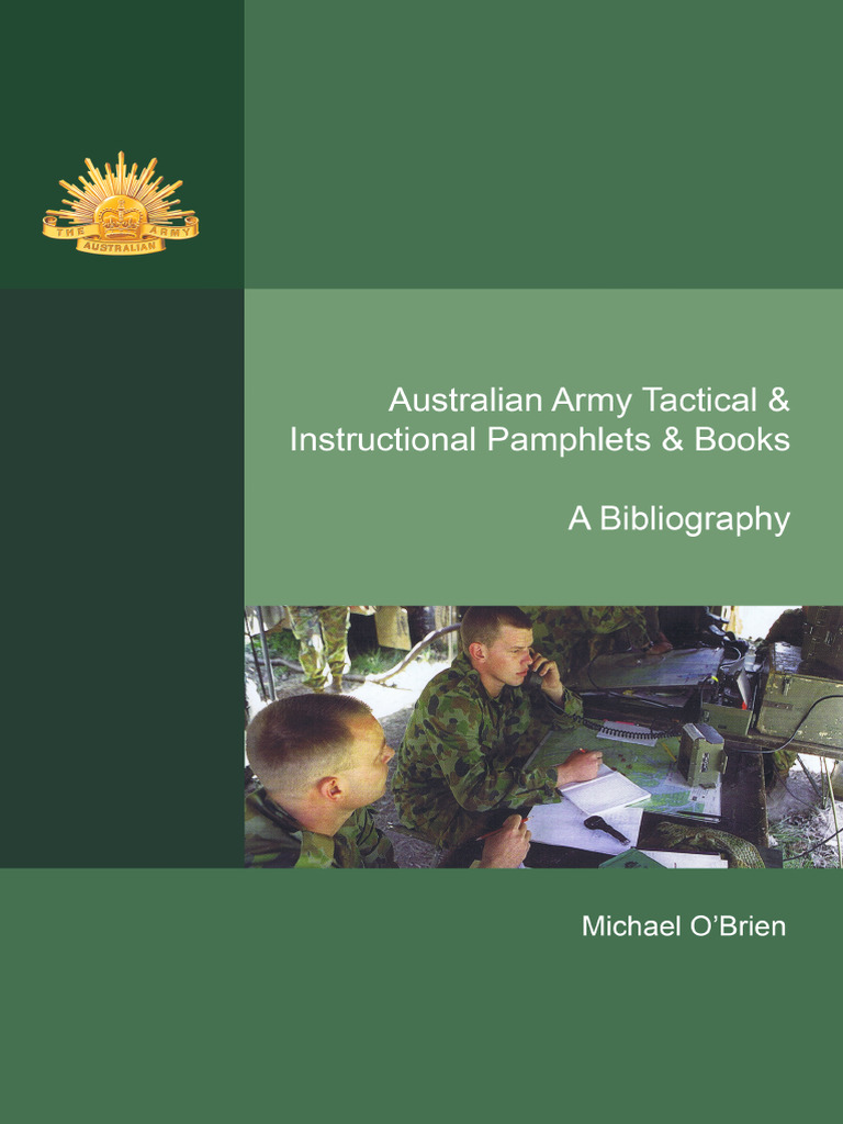 Tactical and Instructional Pamphlets and Books Michael Obrien | PDF ...
