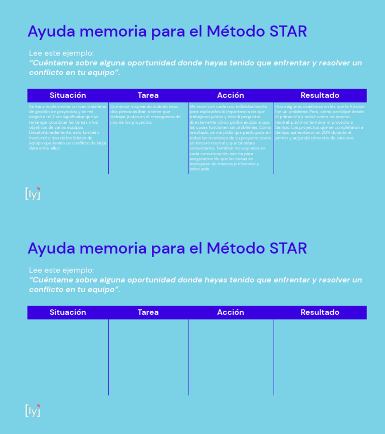 Método STAR + Plantilla | PDF