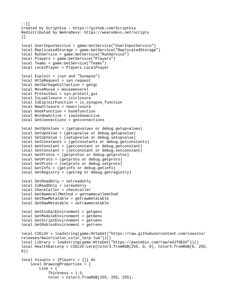 Universal ESP + Aimbot | PDF | Function (Mathematics) | Field Of View