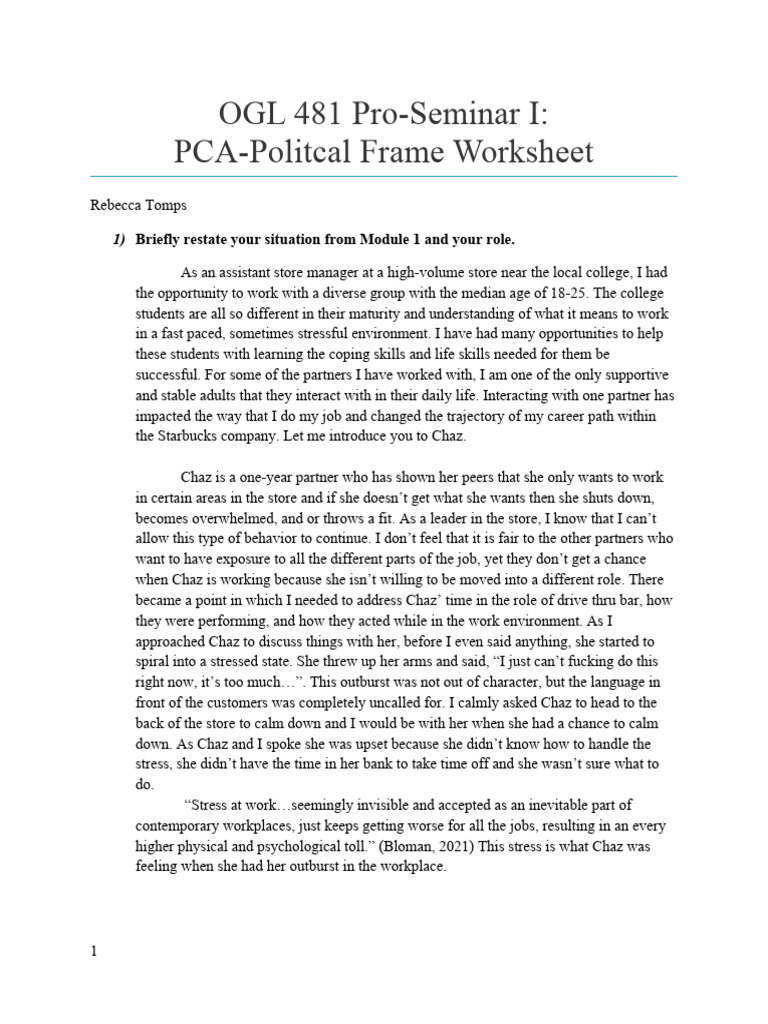 4 Political Frame Worksheet Rtomps | PDF | Psychology | Behavioural ...