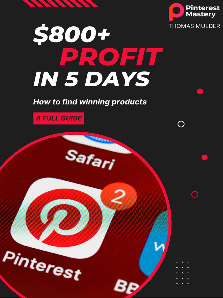 Mastering Product Research on Pinterest | PDF