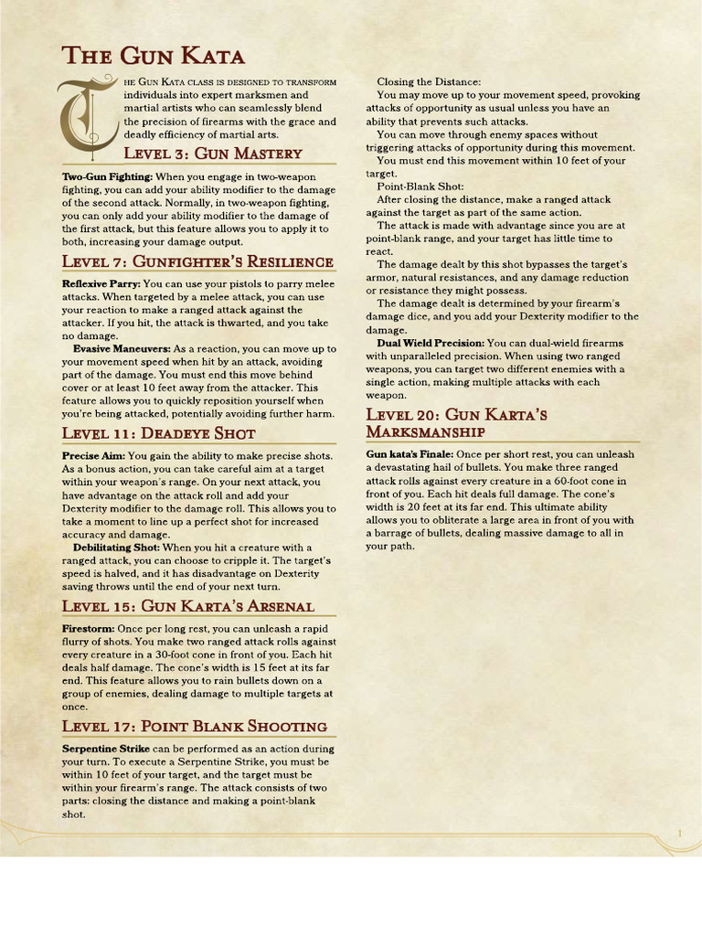 Gun Kata Verion 3 | PDF