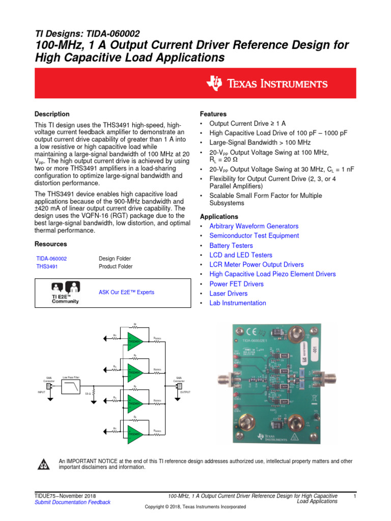 Tidue 75 | PDF | Amplifier | Computer Engineering