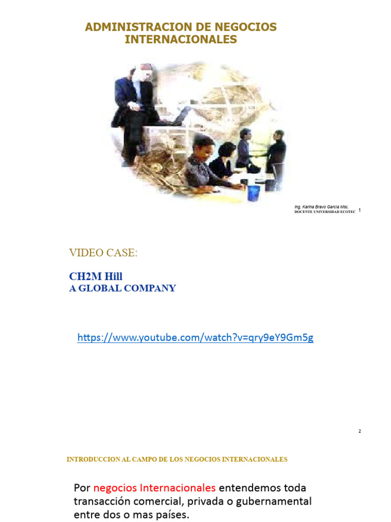 1-Negocios Internacionales | PDF | Negocios Internacionales | Business