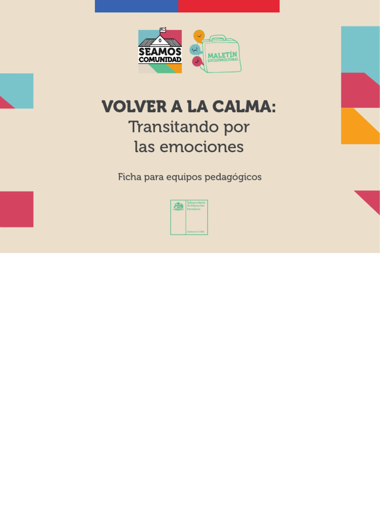 Volver A La Calma Web Ok | PDF | Las emociones | Autorregulación emocional