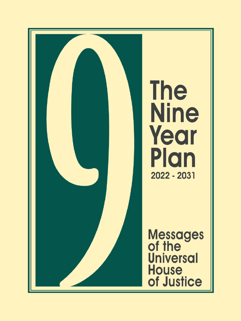 The 9 Year Plan PDF 1 | PDF | Bahá'í Faith