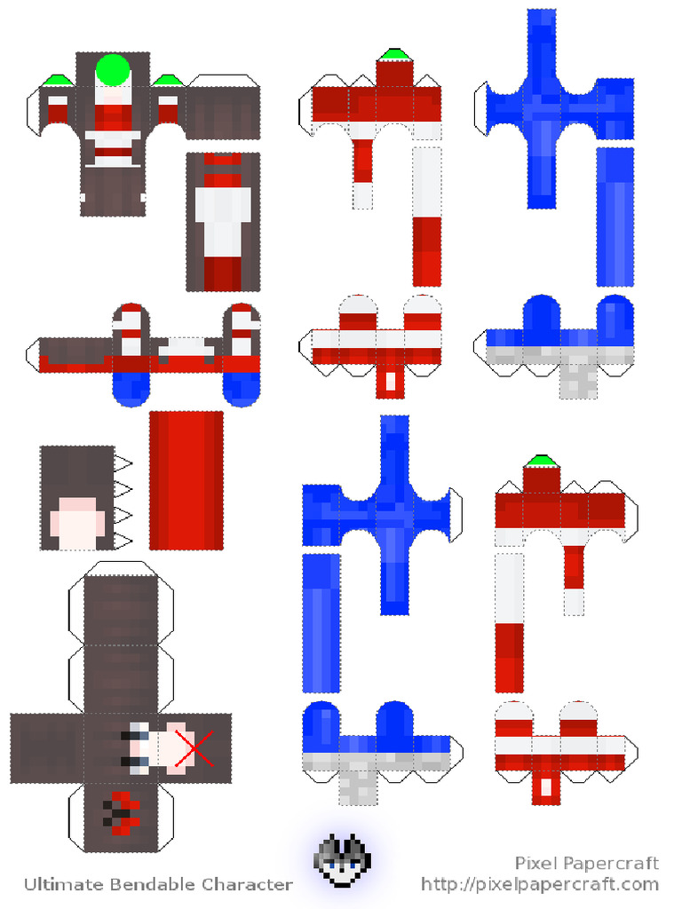 Minecraft Bendable Character Elizabeth | PDF