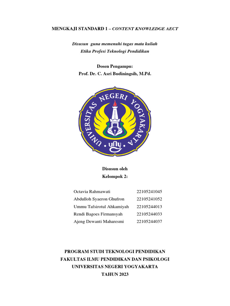 Standar Aect Pdf