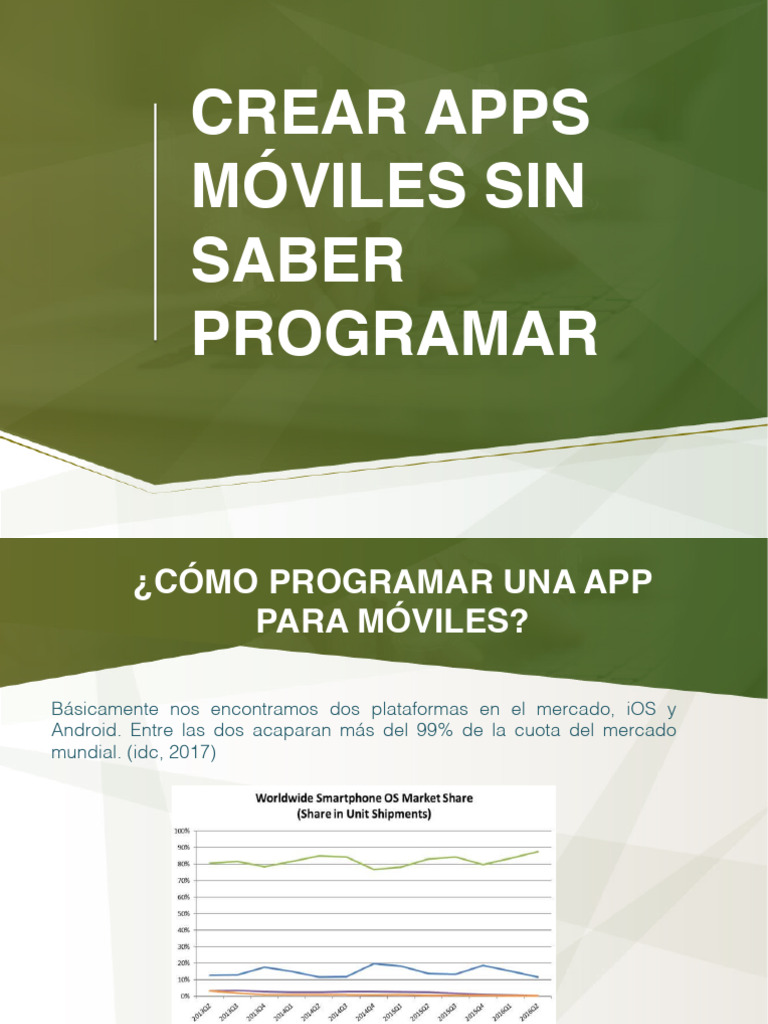 Crear Aplicaciones Moviles | PDF | Aplicación movil | Ios