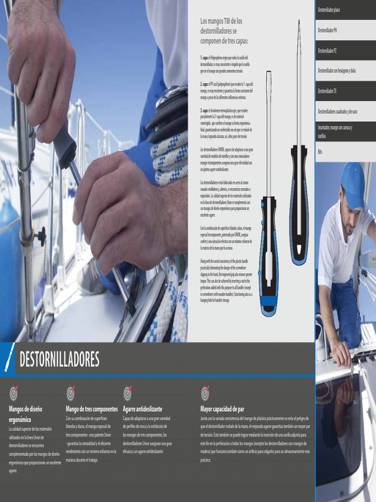 Catalogo Destornilladores Unior | PDF
