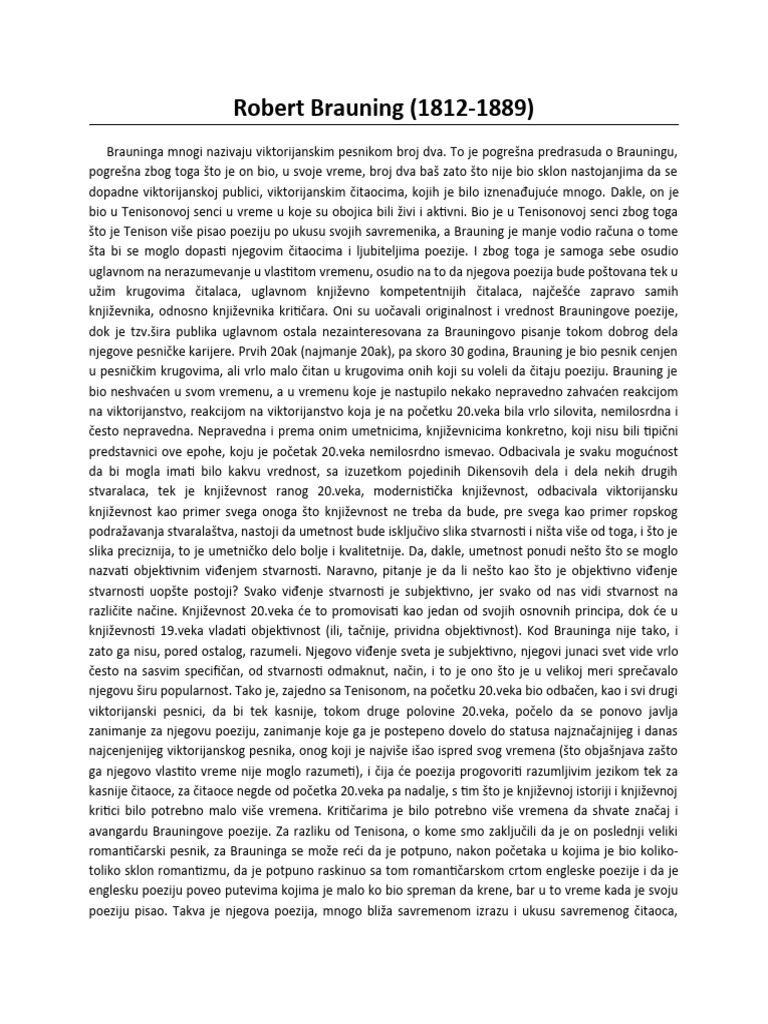 Robert Brauning (1812-1889) | PDF