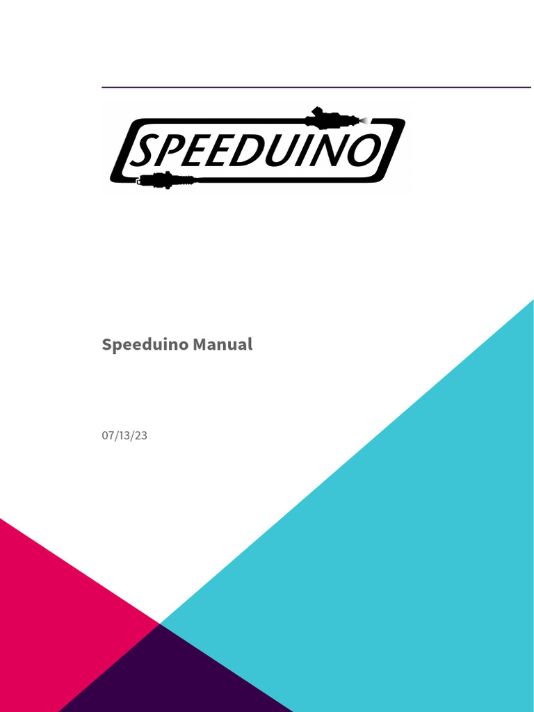 Speeduino Manual | PDF