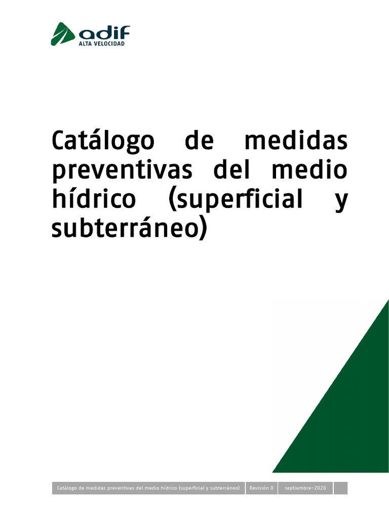 Catalogo de Medidas de Protección Hidrologica OCT 2020 - ROSA MATAS ...