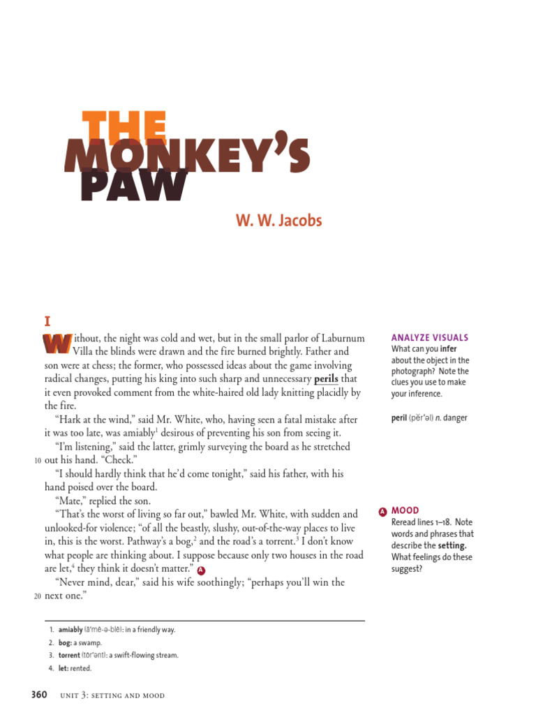 TheMonkeysPaw StudentsText | PDF