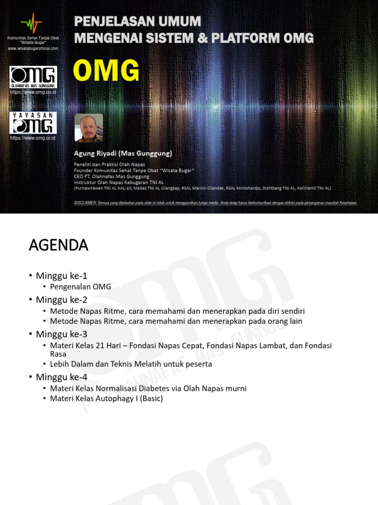 Pelatihan Olah Napas OMG | PDF