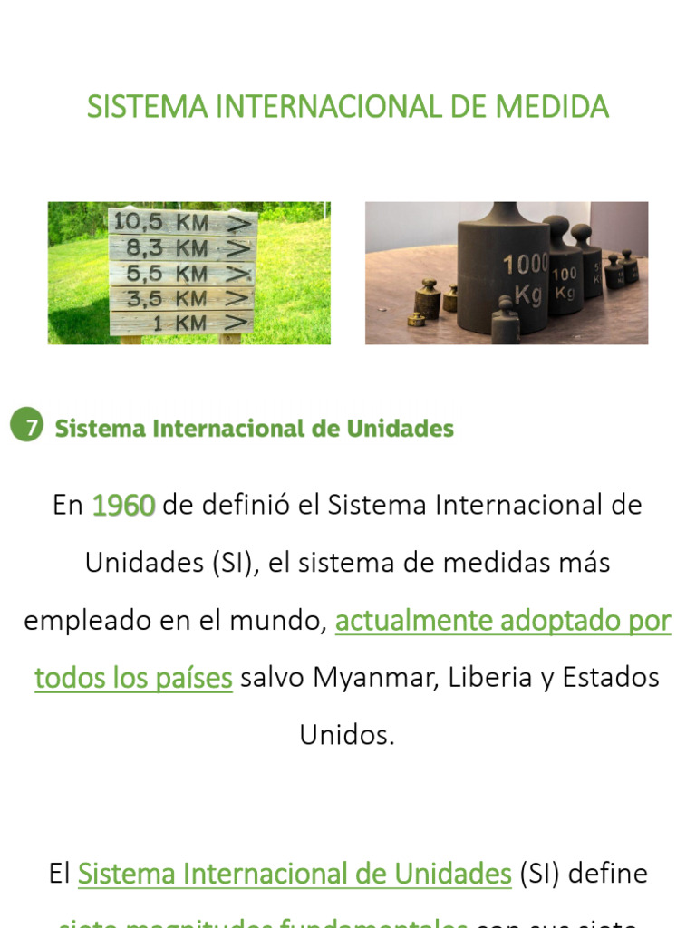 07 - Sistema Internacional de Unidades | PDF | Sistema Internacional de ...