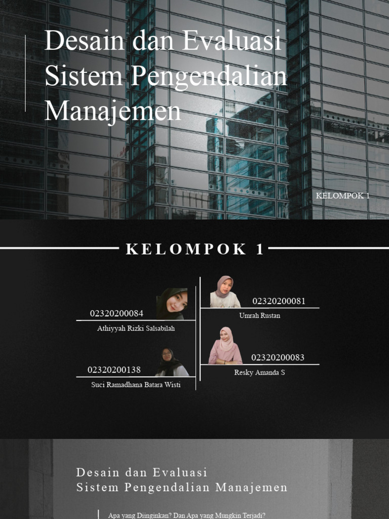 Desain Dan Evaluasi SPM (KLP 1) | PDF
