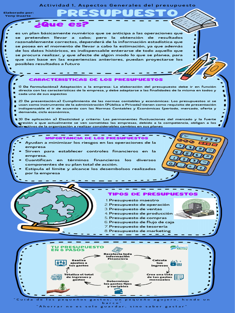 Infografia Presupuesto | PDF | Presupuesto | Business