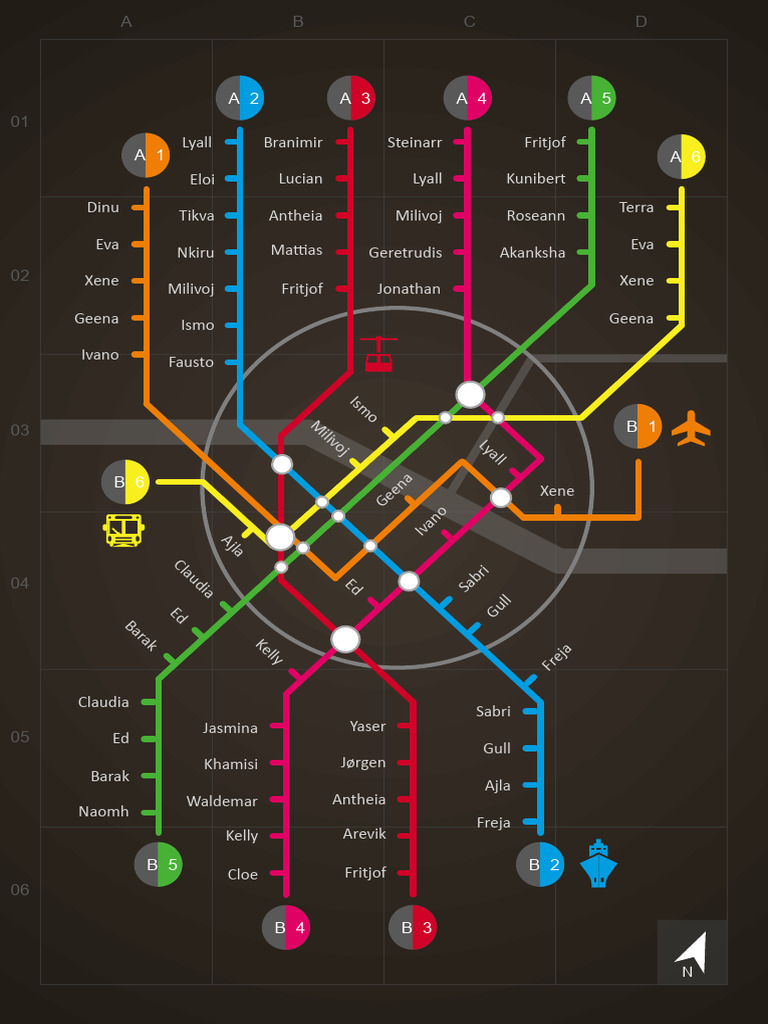0061 Subway Map Infographic | PDF