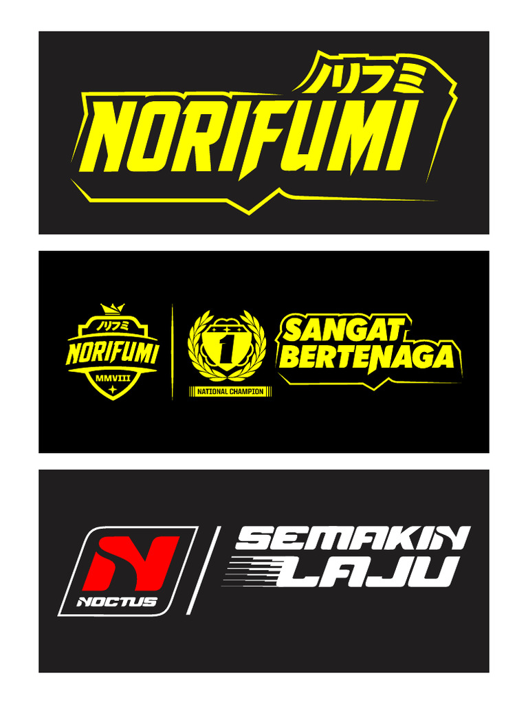 Norifumi & Noctus Logos | PDF