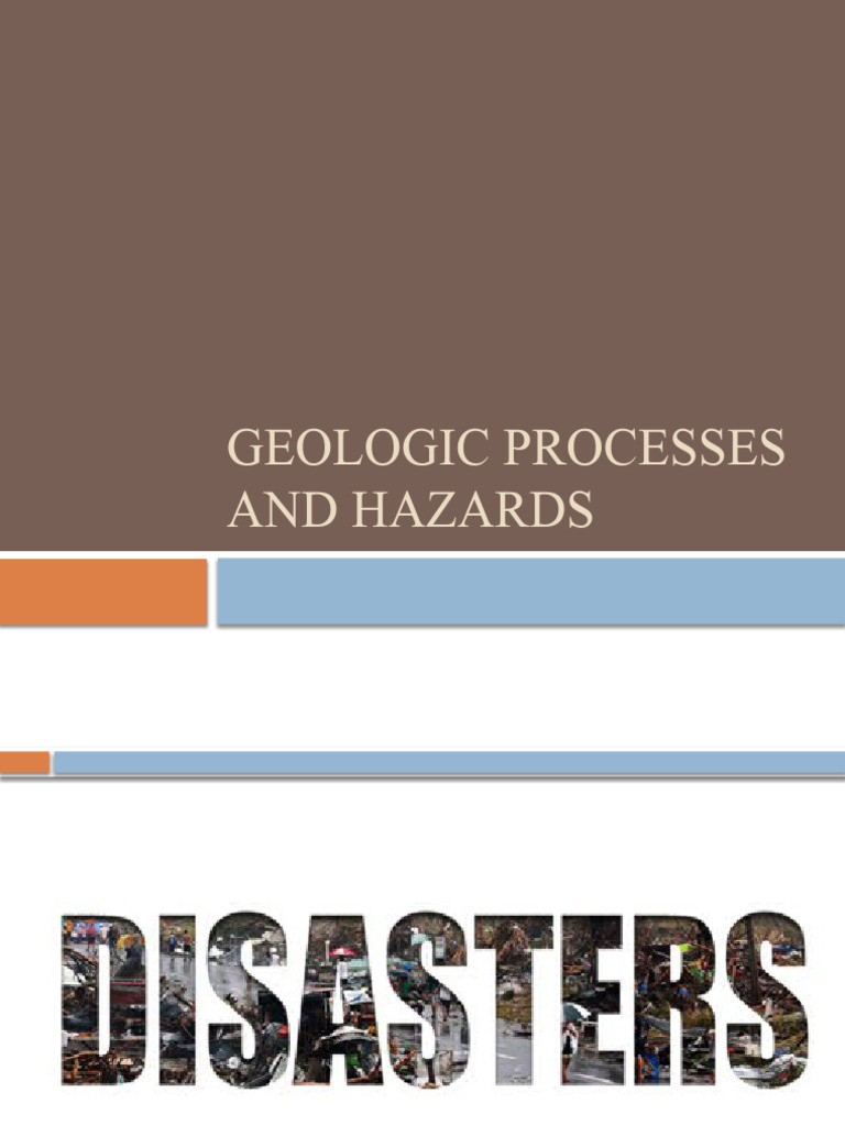 Geologic Processes and Hazards | PDF