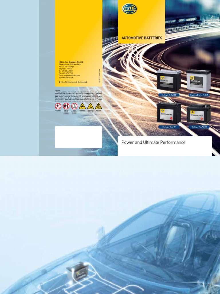 HELLA Automotive Batteries Brochure | PDF