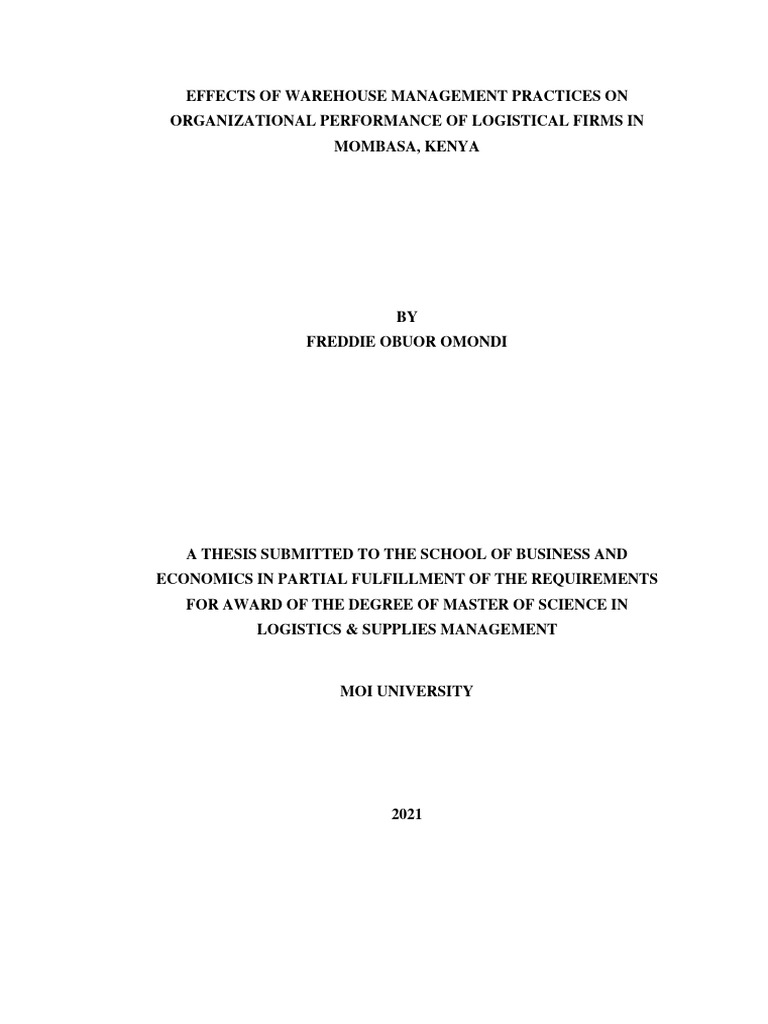 Freddie Obuor Omondi Project | PDF