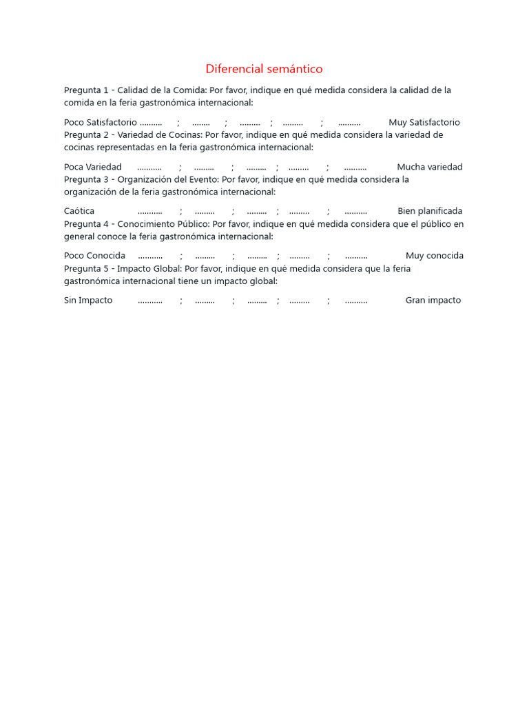 Diferencial Semántico | PDF