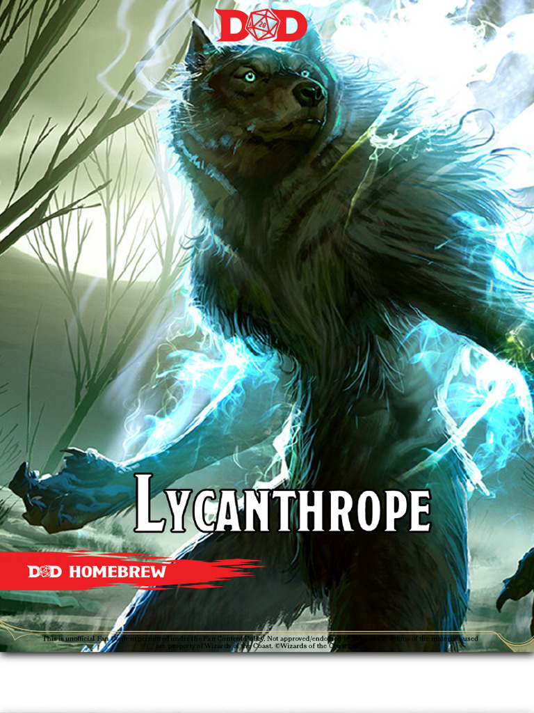 Lycanthrope (ENG) - GM Binder | PDF
