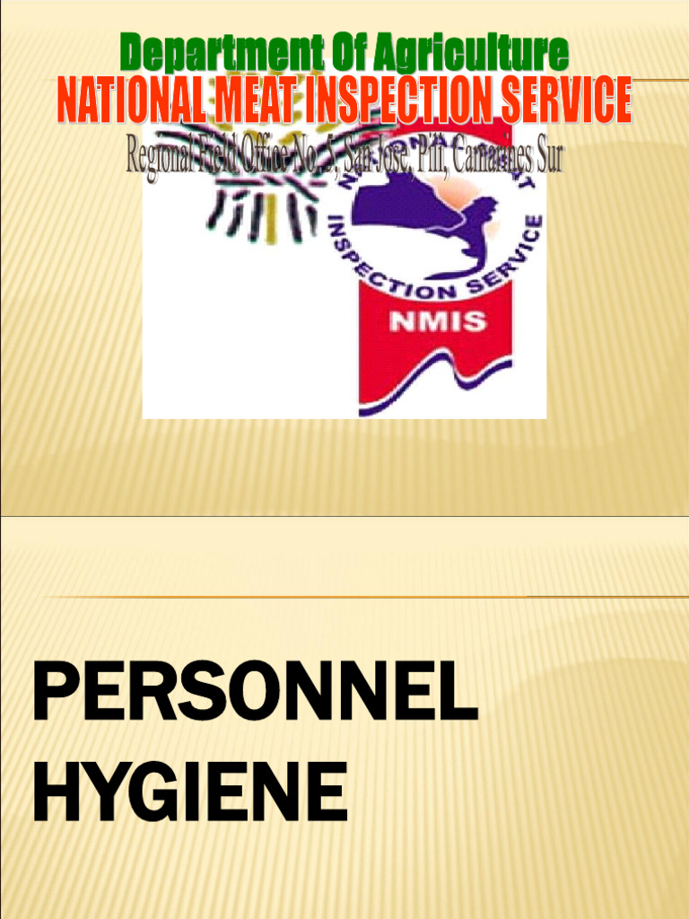 Personal Hygiene and Plant Sanitation | PDF