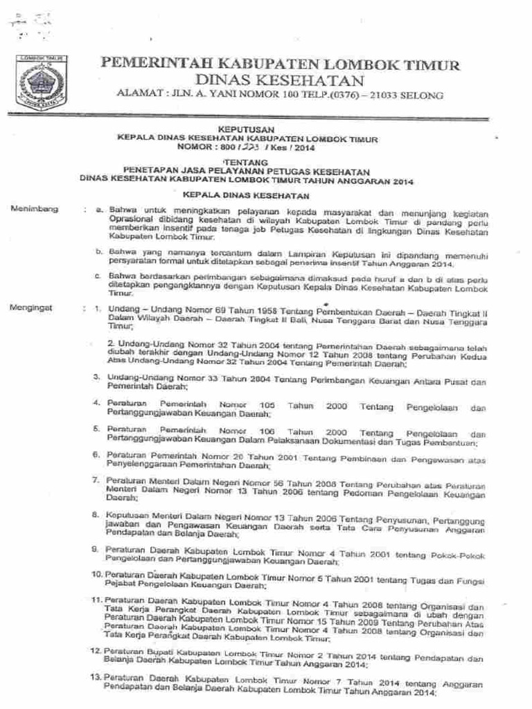 SK 2014 - Muluddin Jumaedi | PDF