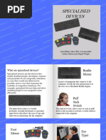 Input and Output Devices For Disabled Users | PDF | Visual Impairment ...